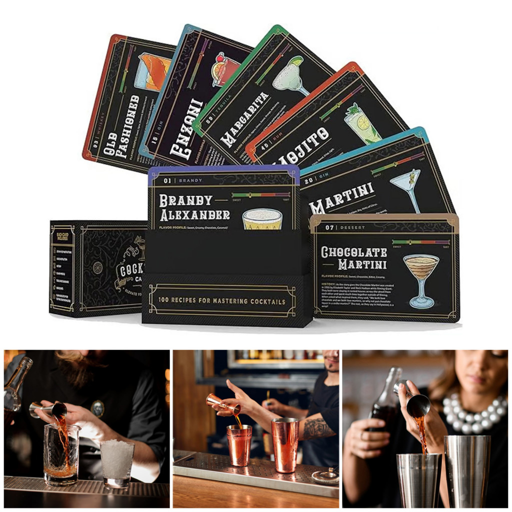 BF Bartender Flashcards Mixology Flashcards Ultimate Cocktail Recipe ...