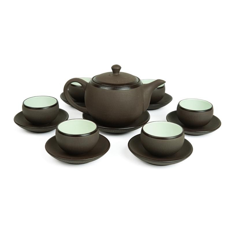 Smooth Rustic Ceramic Tea Set 300ml - Artist PHAM THE ANH - Bat Trang ...