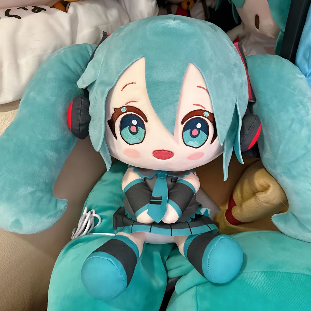 Sega SEGA Hatsune Miku fufu Doll Bowknot Cotton Doll Doll Shoulder Bag ...