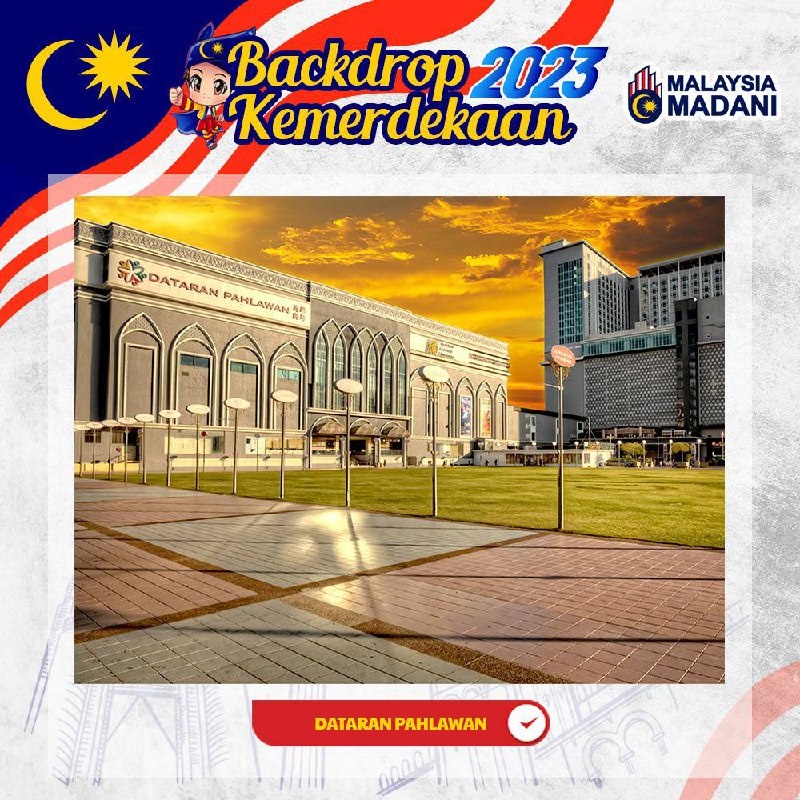 NEW DESIGN : Backdrop Merdeka / Banner/Backdrop Ucapan Kemerdekaan ...