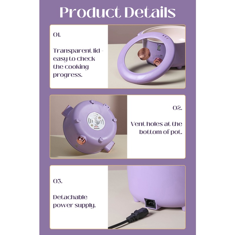 (🇲🇾 HIGH QUALITY🔥) Multifunctional Non-stick Electric Cooker with ...