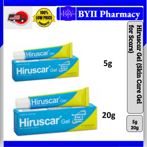 Hiruscar Gel Skincare Gel for Scars (5g/ 25g) Improve & smoothen scars ...