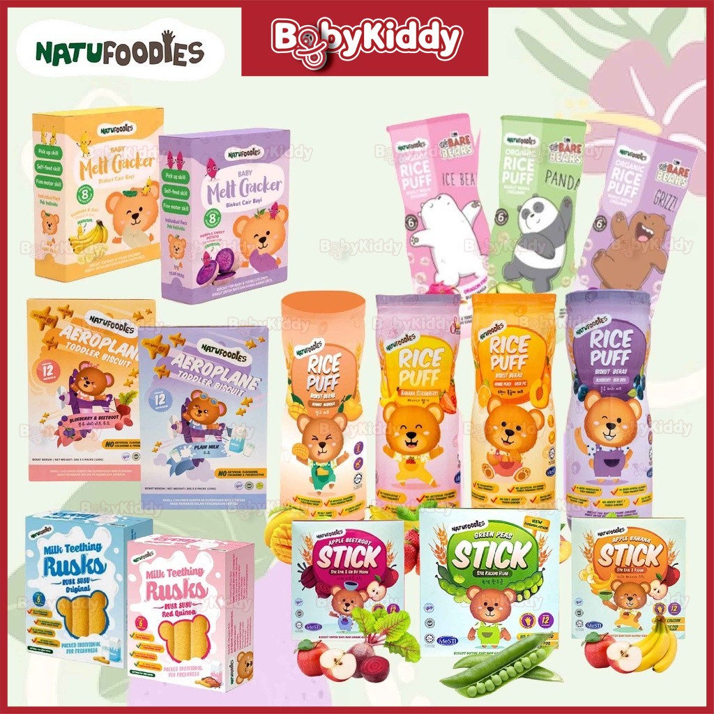 Natufoodies Organic Rice Baby & Kids Teething Rusk Baby Snack Food ...