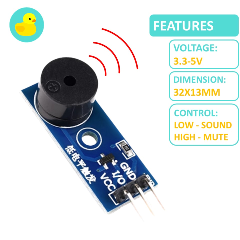 PWM Piezo Buzzer Module | Shopee Malaysia