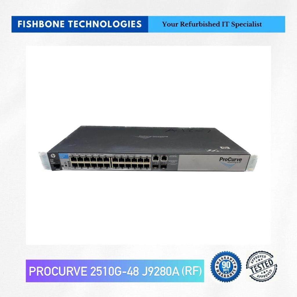 Refurbished HP PROCURVE 2510-48G Switch (J9280A) | Shopee Malaysia