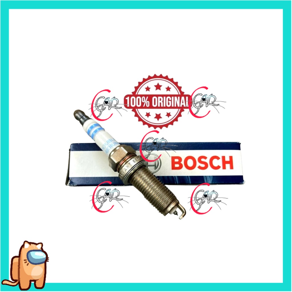 BOSCH DOUBLE IRIDIUM SPARK PLUG PROTON EXORA BOLD IRIZ SAGA VVT MYVI ...