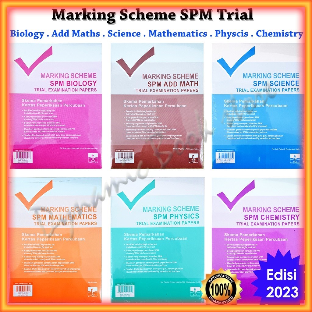 Marking Scheme SPM Trial Examination Paper Edisi 2023 - Biology ...