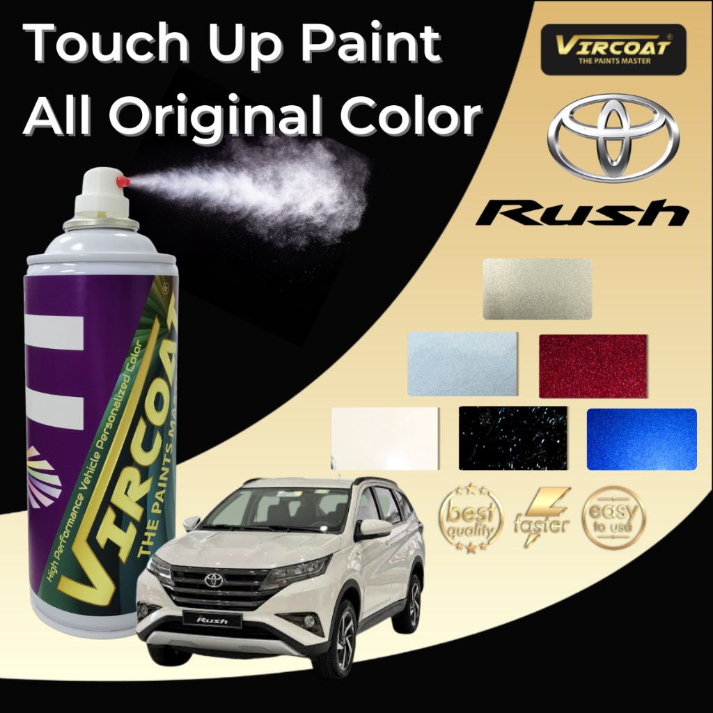 [Toyota Rush] VIRCOAT Aerosol Spray 2K Paint/ Car Body Touch Up Paint ...