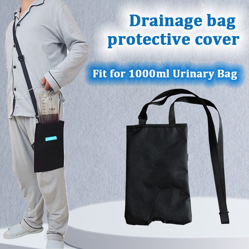 1000ml drainage bag//urinary storage bag catheter bag-ostomy cross-body ...