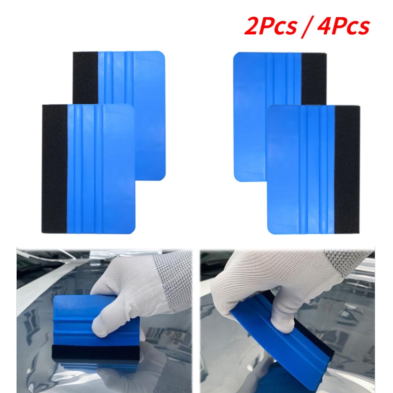 2Pcs/4Pcs Car Stickers Film Install Squeegee Vinyl Carbon Fiber Scraper ...