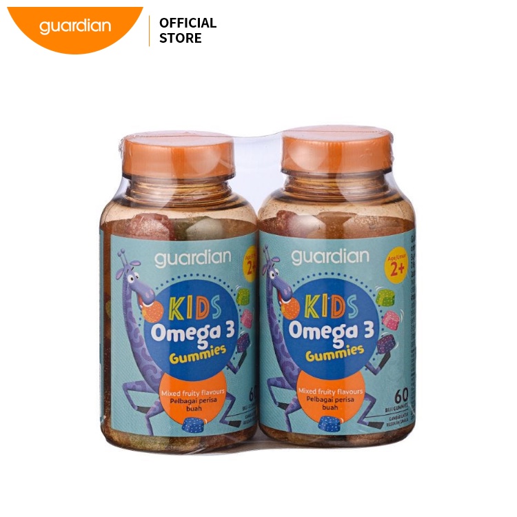 Guardian Kids Gummies Omega 3 (60's x 2) | Shopee Malaysia