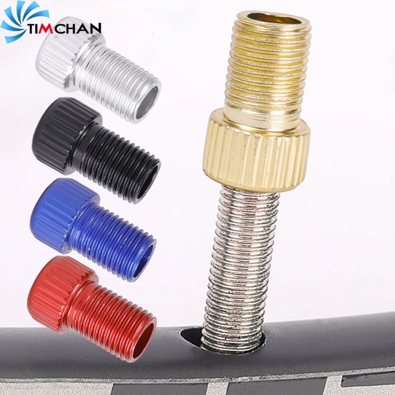 Aluminum Alloy Bike Inner Tube Valve Adaptor / French Valve Conversion ...