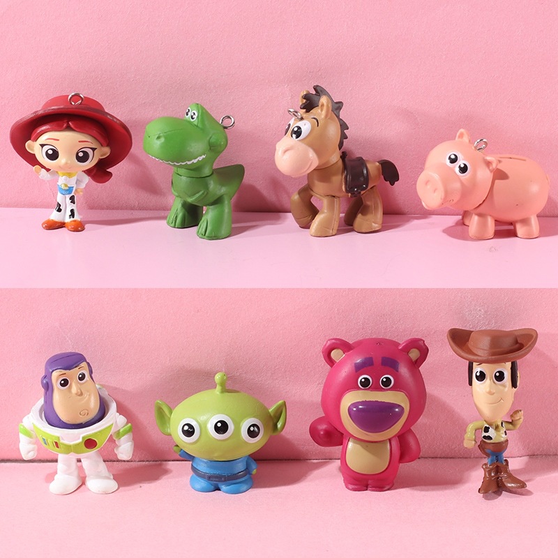 4pcs/set Toy Story 4 Mini Figure Toys Woody Buzz Lightyear Jessie ...