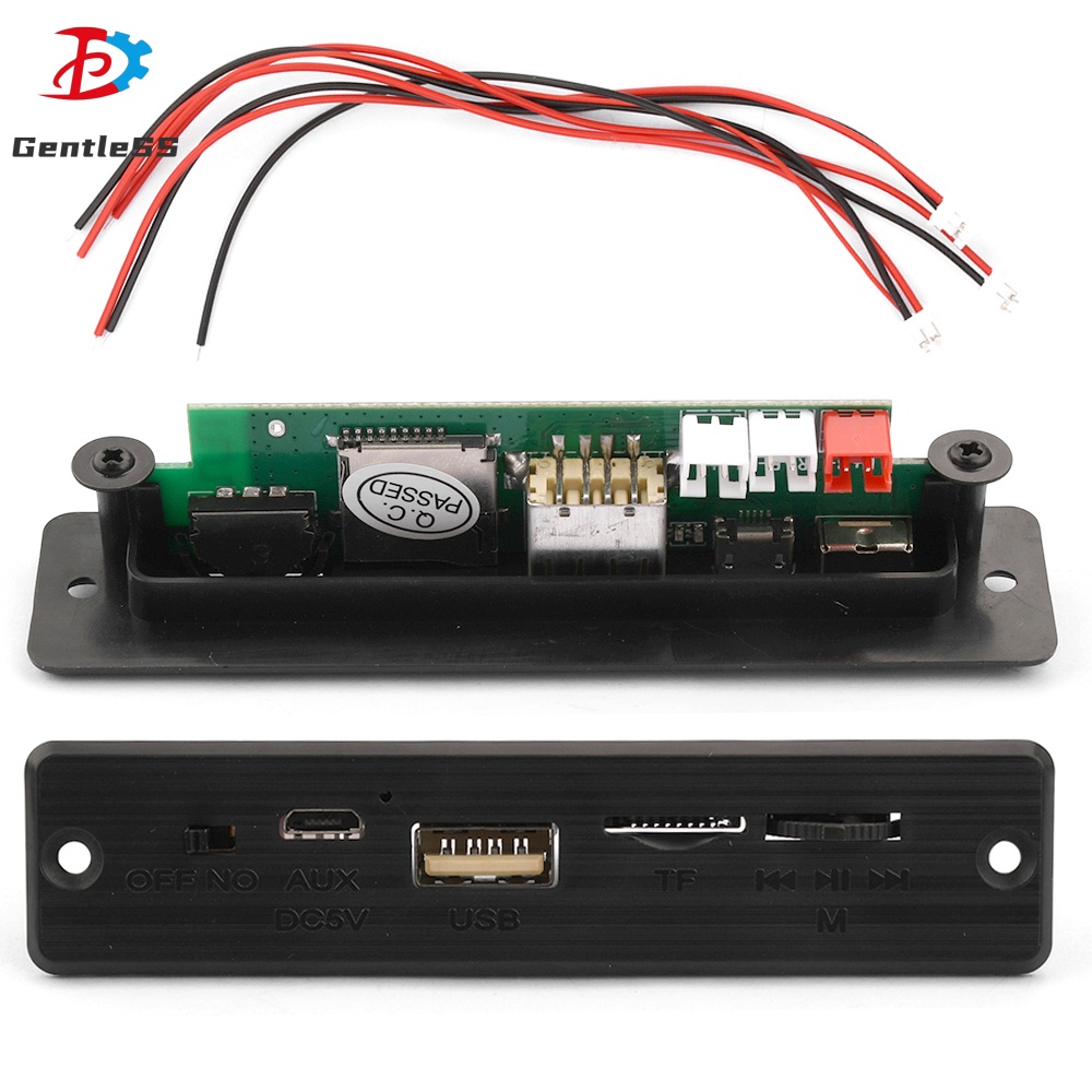 Dc5v Power Amplifier Decoder Board 2 3w Bluetooth Module With Call Function Support Fm Radio