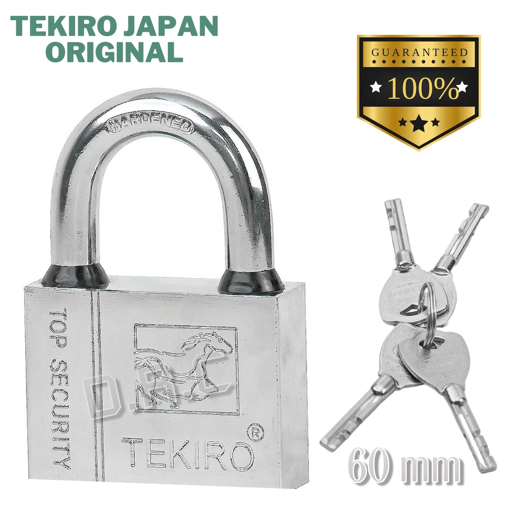 Tekiro padlock key 60mm pdk + 4 original keys/padlock short 60mm ...
