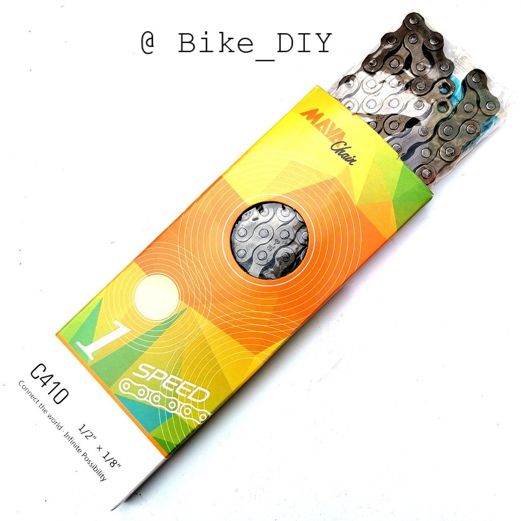BikeDIY [LOCAL] Fixie Bike Chain Single Speed 98L Mountain Road Bike ...