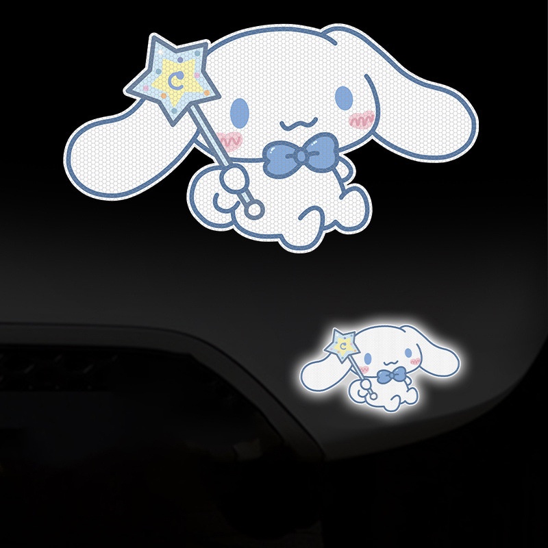 (Takashiseedling) Sanrio Cinnamoroll Reflective Car Door Sticker ...
