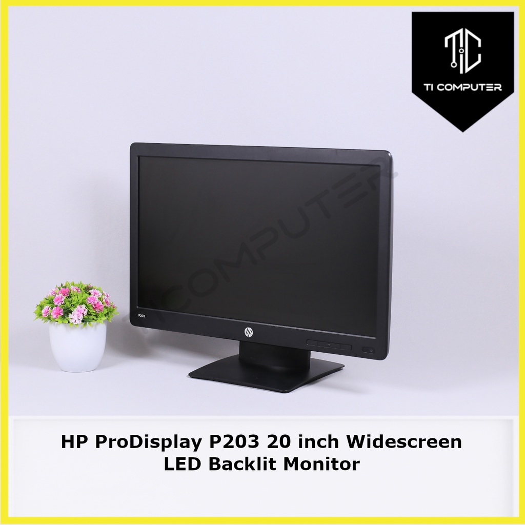 HP ProDisplay P203 20 inch Widescreen LED Backlit Refurbished Monitor ...