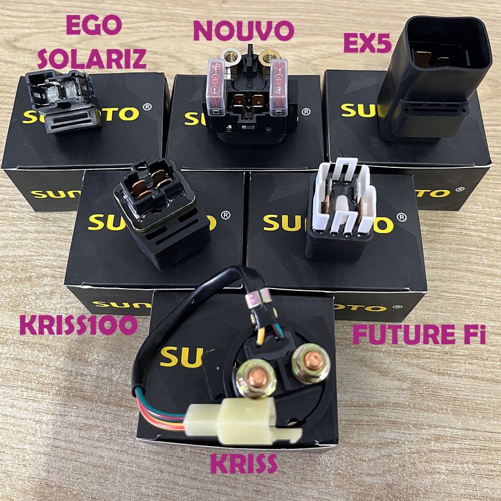 Nouvo/LC135/Beat FI/Future FI/Solariz/KRISS/EX5 Starter Relay (Sunoto ...