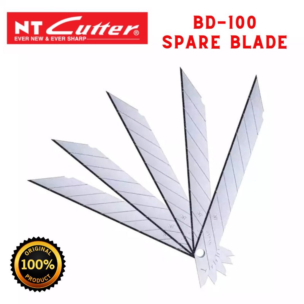 🇲🇾 现货 - Japan NT Cutter Spare Blade BD-100 - 50pcs/box 🇯🇵 日本进口 NT ...