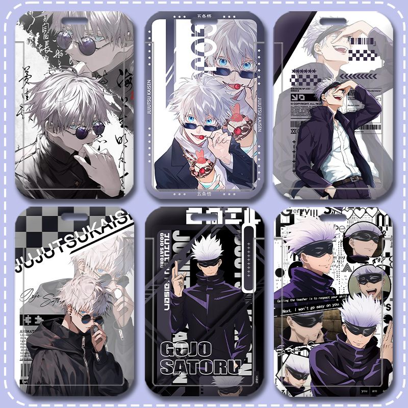 Jujutsu Kaisen Satoru Gojo DIY Student ID Card Holder Personal Card ...