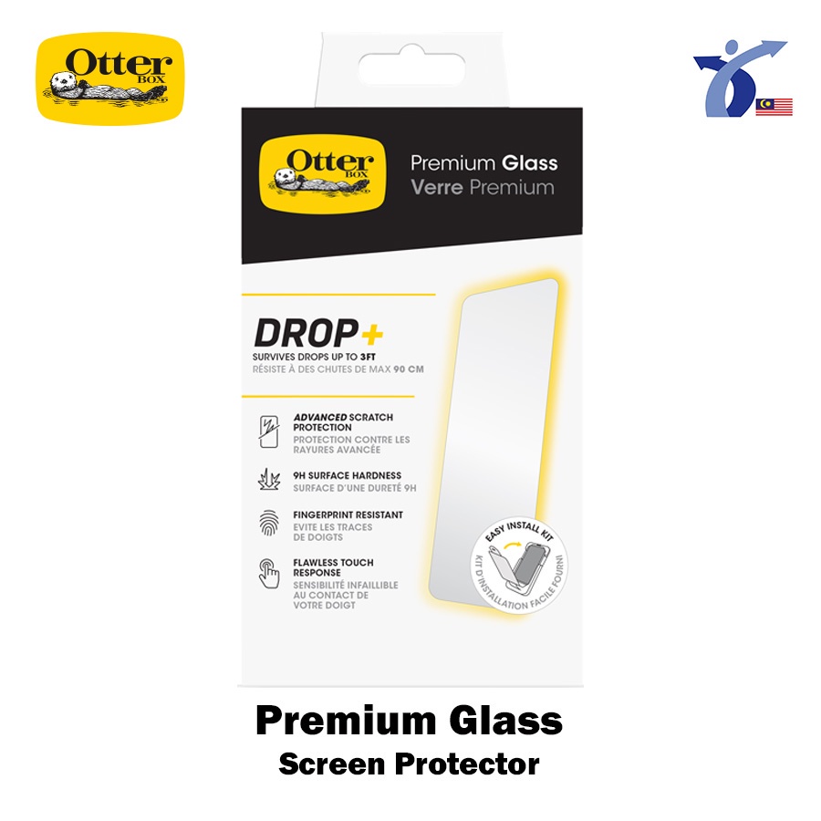 OtterBox Premium Glass Screen Proctor compatible for i15 series ...
