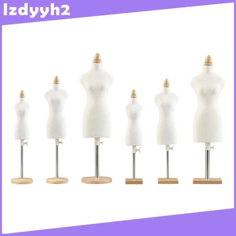 [LzdyyhacMY] Mini Tailor Dressmaker Doll Mannequin Torso Stand, Doll ...