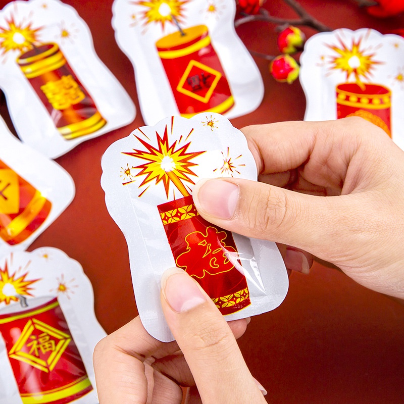 New Year Inflatable Hand Pinch Firecrackers Balloon Firecrackers ...