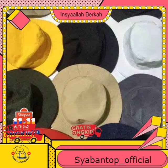 (1KG = 15) MILITARY ARMY PLAIN BUCKET RIMBA HAT | Opi GARDENING BEACH ...