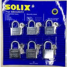 NEW Solix Heavy Duty Stainless Steel Padlock With 3 keys | Shopee Malaysia