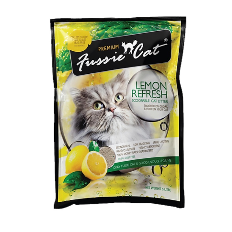 FUSSIE CAT FUSSIE CAT LITTER LEMON REFRESH 10 LITRE | Shopee Malaysia