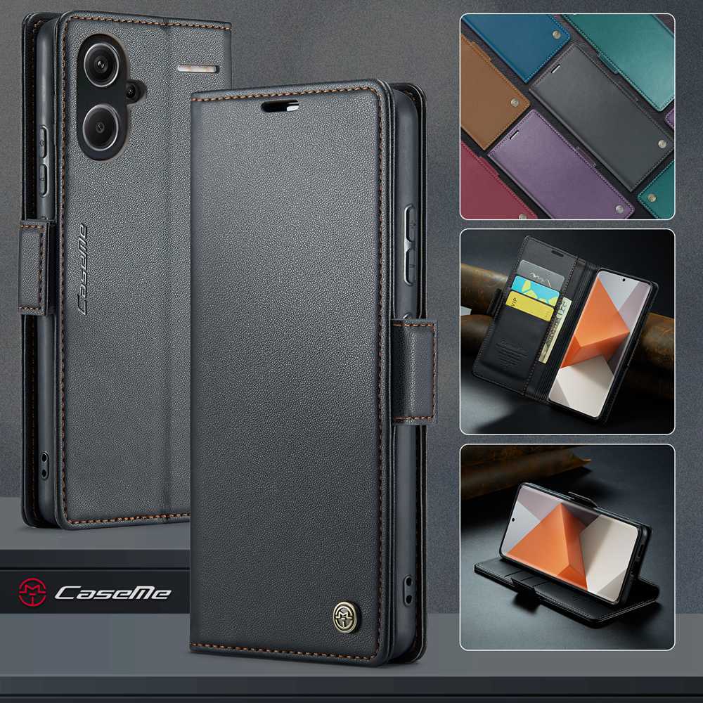 Original Caseme Luxury RFID Blocking PU Leather Casing Redmi Note 13 ...