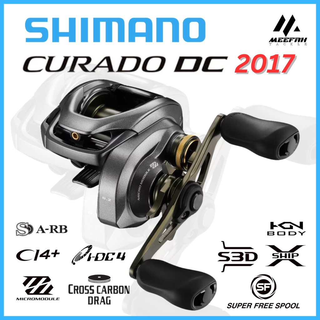 SHIMANO 2017 Curado DC 151 ( LEFT ) Series 🔥1 YEAR WARRANTY + FREE GIFT ...