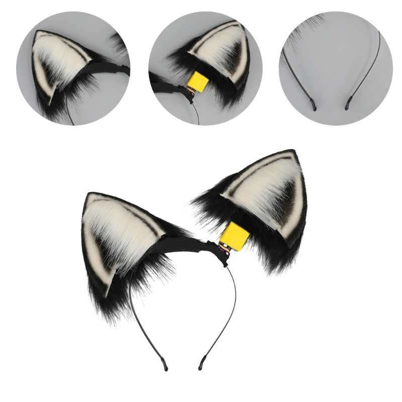 Mo* Remote Control Tail hairband Animal Ears hairband Roleplay Costume ...