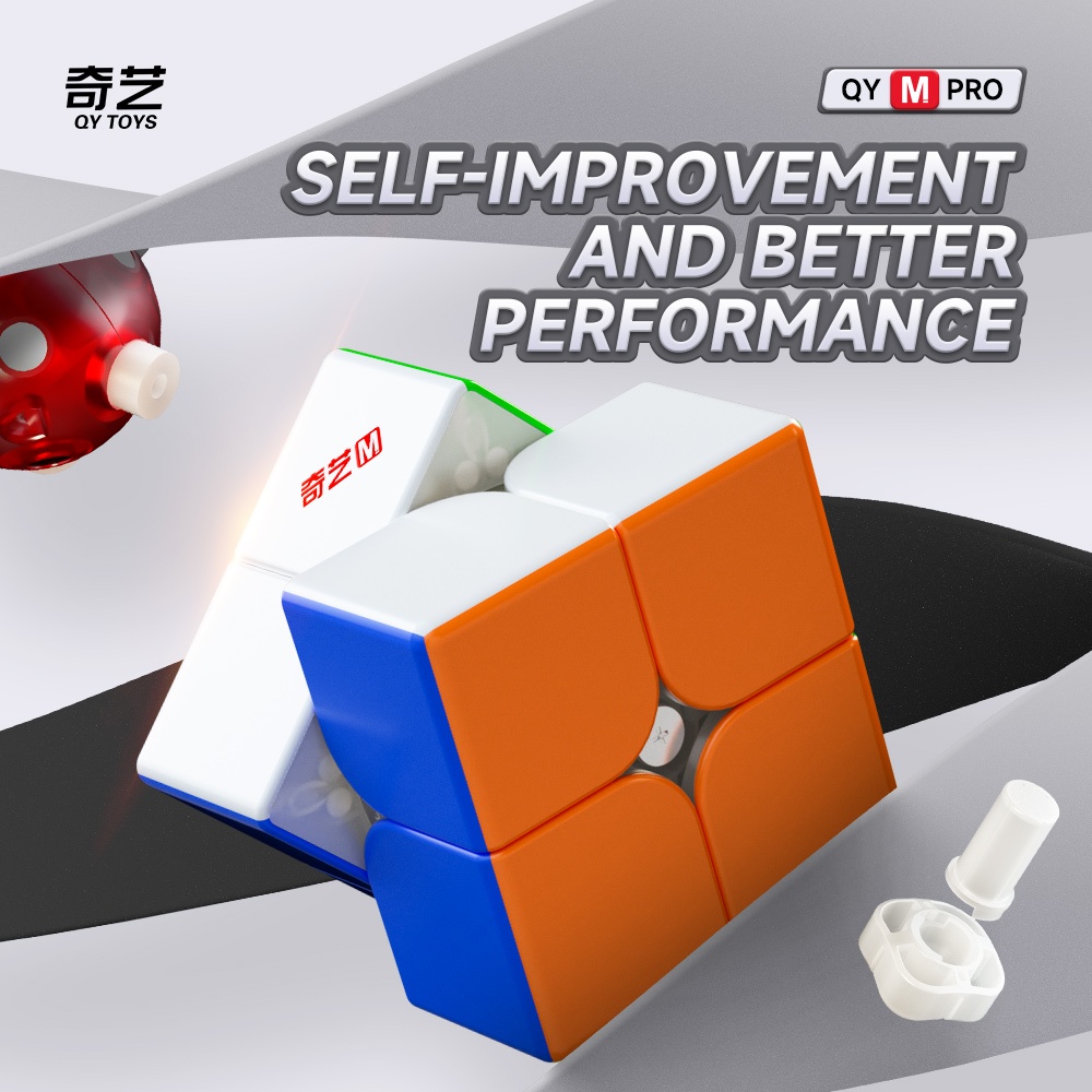[Picube] QiYi M Pro 2x2x2 Magnetic Magic Cube Professional 2×2 Speed ...
