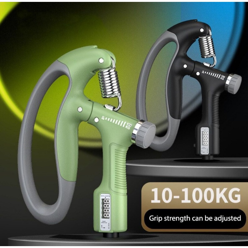 Heavy Duty Hand Grip 5-165kg Adjustable Resistance Counter Wrist Arm ...
