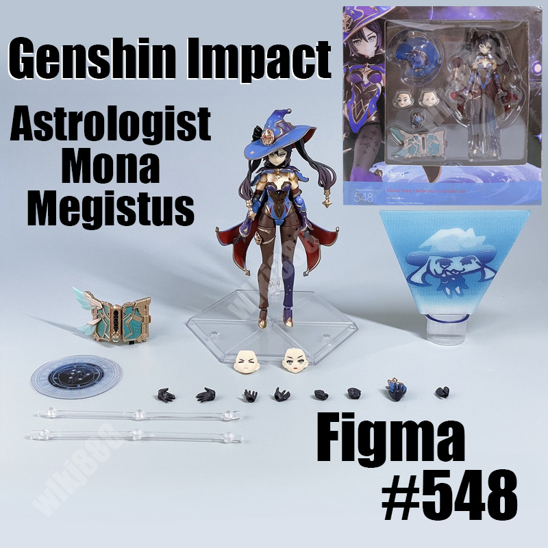 Genshin Impact Action Figure Mona Figma Model Astrologist Mona Megistus ...