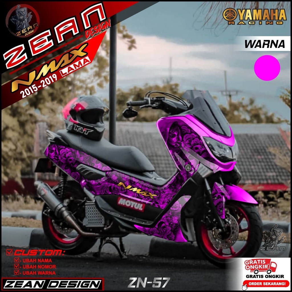 Decal Sticker Yamaha NMAX 155 Old Fullbody - Dekal Sticker NMAX Lama ...