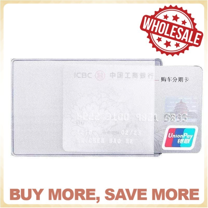 [Ready Stock]Clear Waterproof Card Holder To Protect Business Credit Id ...