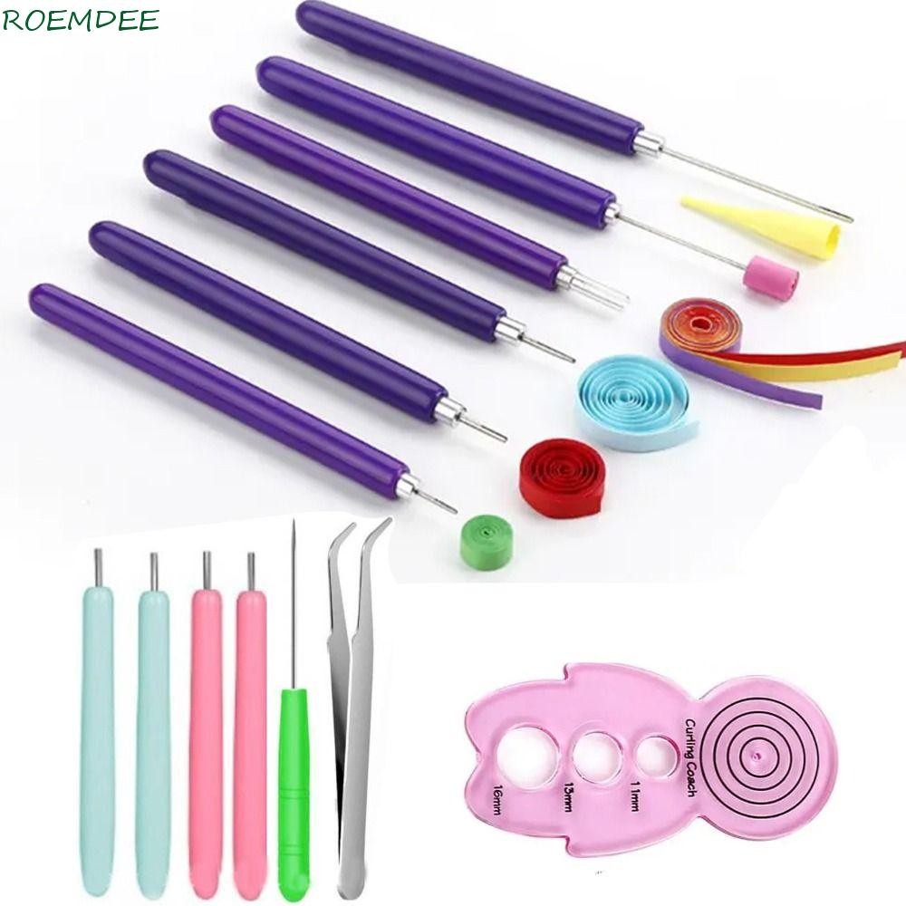 ROEMDEE 12PCS Paper Quilling Tools, Paper Craft Multi Size Quilling ...