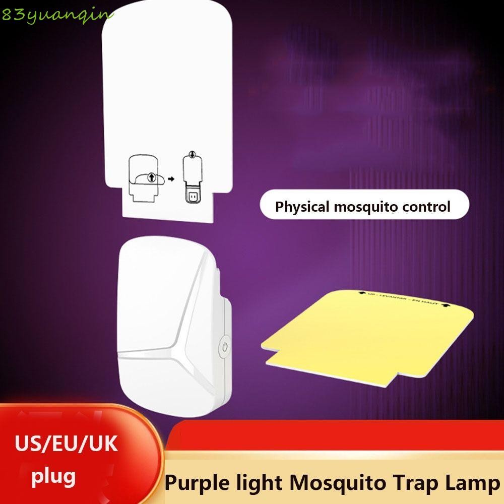 YUANQIN Flying Insect Lights, Noiseless Adhesive Board Mosquito Lamp ...