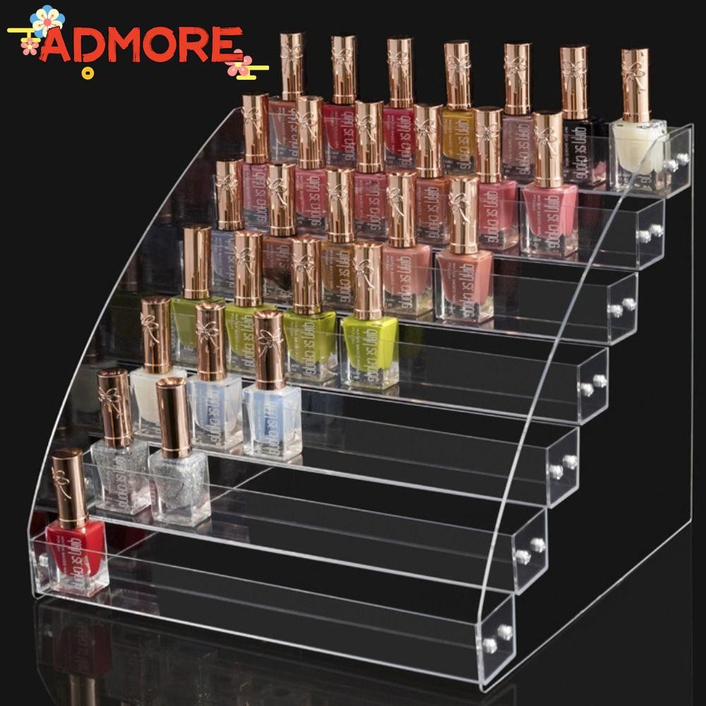 ADMORE Acrylic Storage Rack, Space Saving Multi-Tier Acrylic Display ...