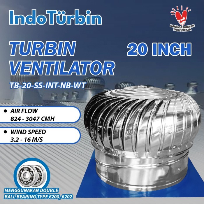 20 Inch Turbine Ventilator Turbine Roof Fan Ventilation Exhaust Factory ...