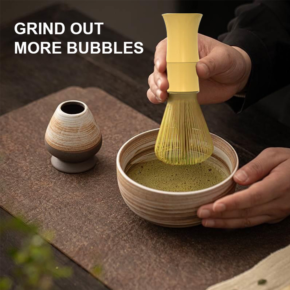 Resin Whisk Reusable Food Grade Matcha Whisk ABS with Whisk Holder Tea ...