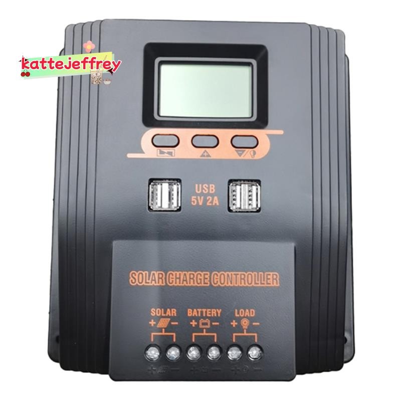 MPPT/PWM Solar Charger Controller Solar Panel Regulator LCD Display Various Load Control Modes ...