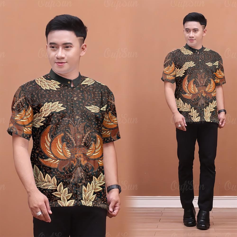 Raya 2025 Malay Ramadan Kurta Kemeja Batik Lelaki Retro Pattern 3D ...