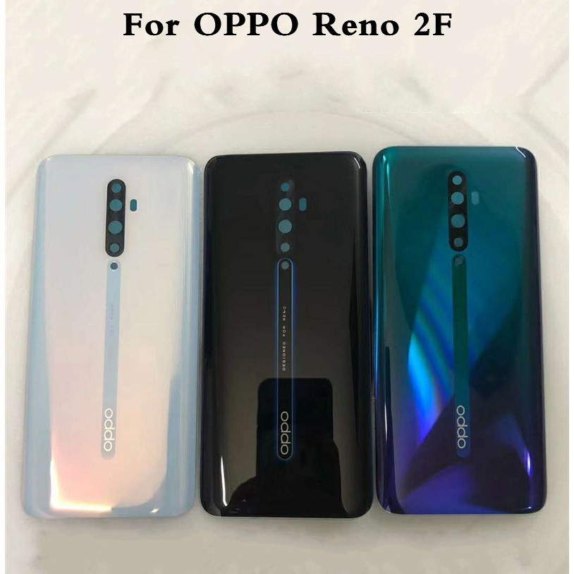 Oppo reno 2F 2 f Back Housing Cover Glass Back Battery Cover | Shopee ...