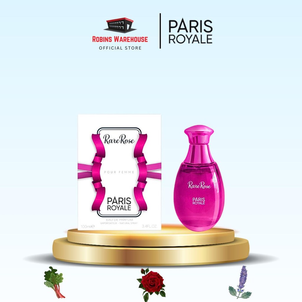 Paris Royale Rare Rose PF For Woman EDP 100ML | Shopee Malaysia