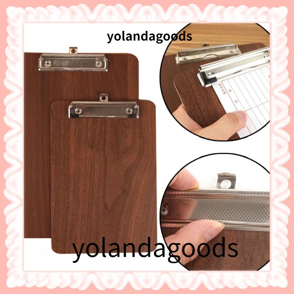 YOLAN File Folder, Thickened Hangable Storage Clipboard, Simple Wooden ...