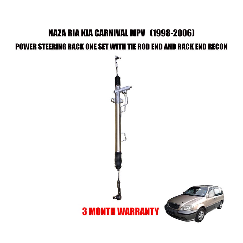 NAZA RIA KIA CARNIVAL MPV (1998-2006) POWER STEERING RACK ONE SET WITH ...